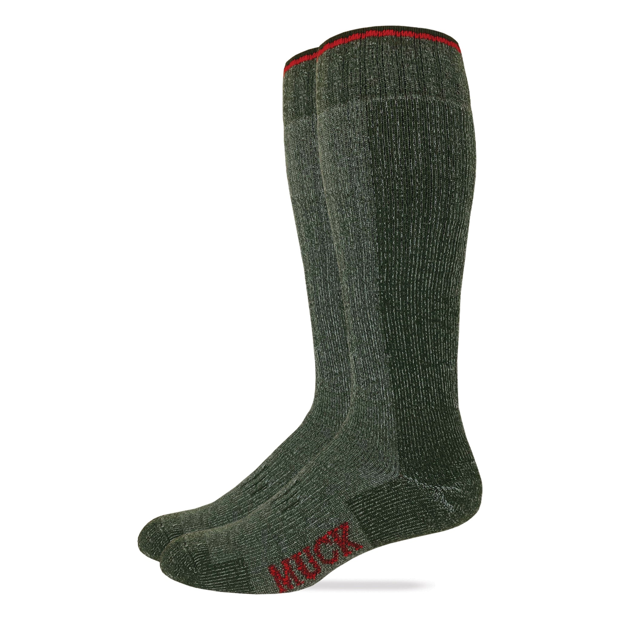 Muck Boot Mens Merino Wool Heavyweight Over The Calf Boot Socks 2 Pair ...